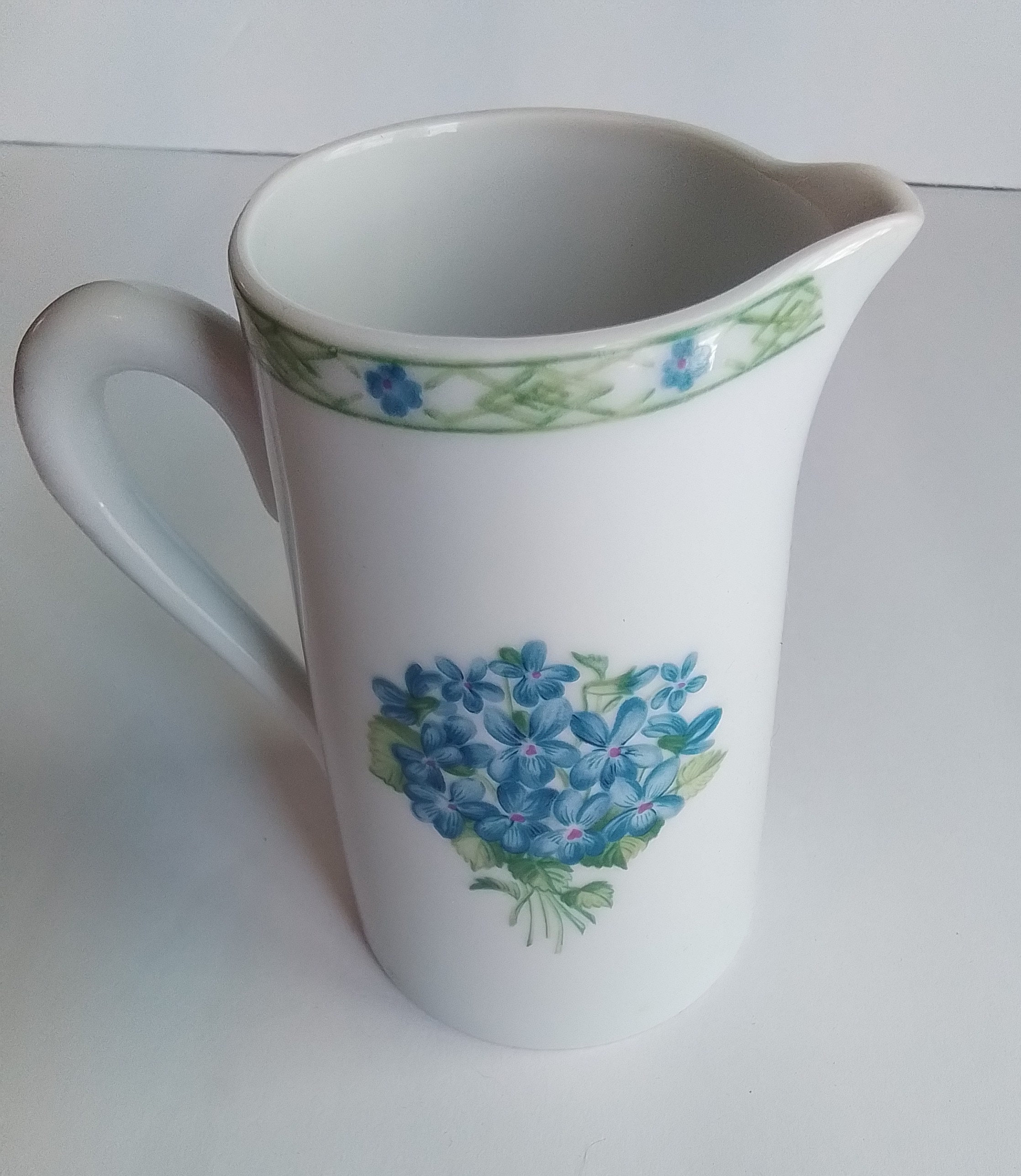 Porcelain De Paris Anne De Solages "violettes".french Porcelain Creamer ...