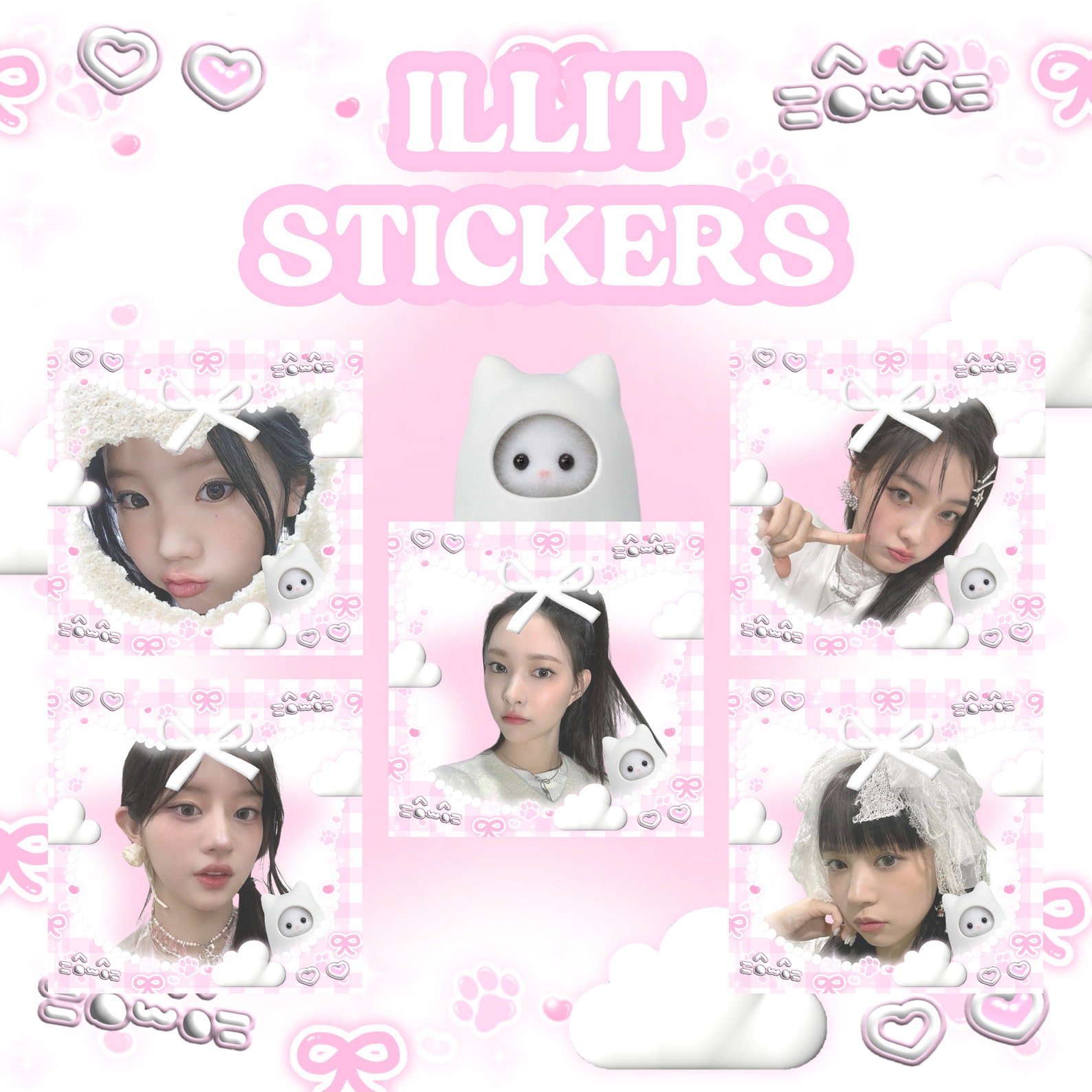 Illit Kpop Mail Stickers - Etsy