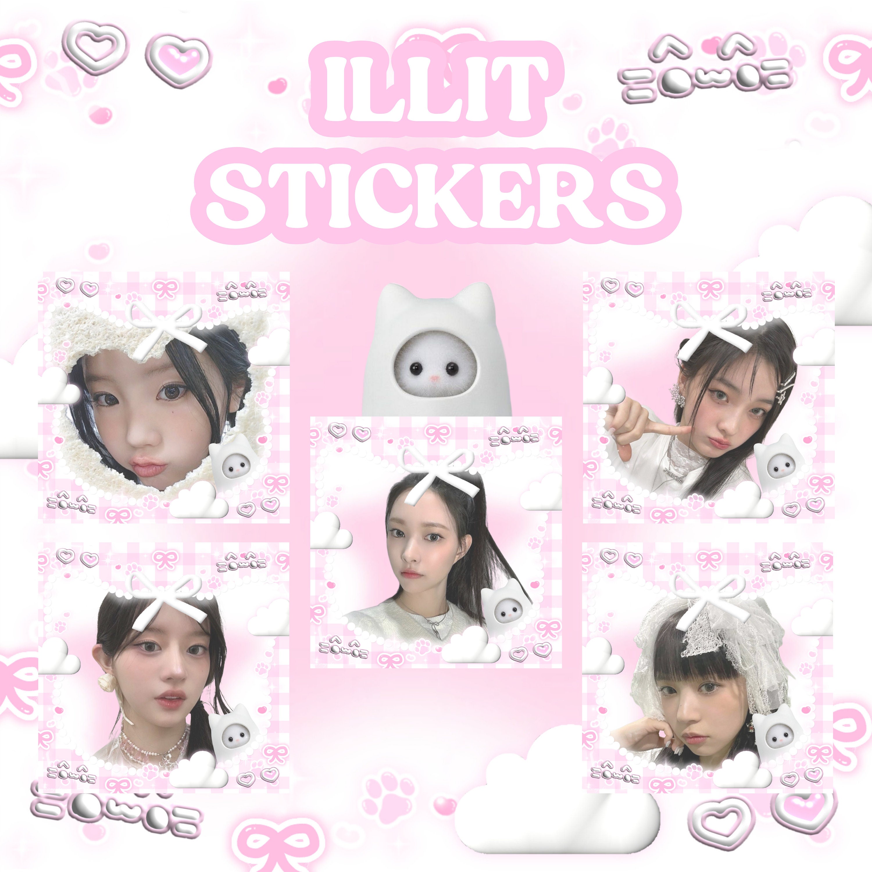 Illit Kpop Mail Stickers - Etsy