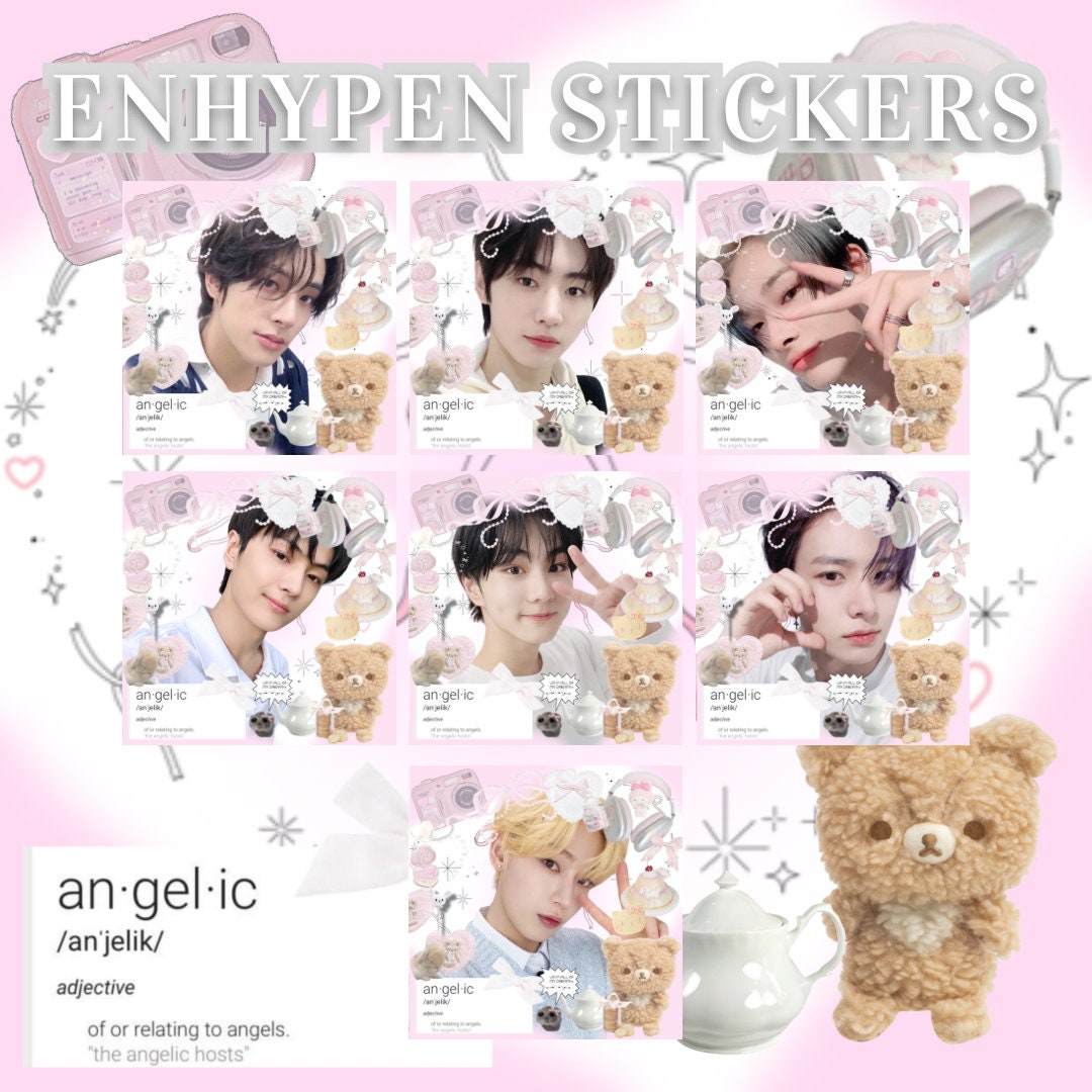 Enhypen Kpop Mail Stickers - Etsy