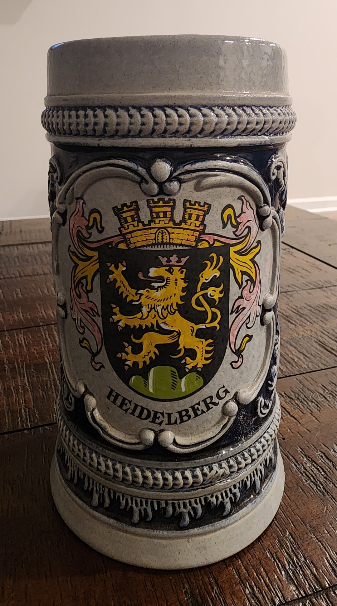 Original King Beer Stein Lion Heidelberg - Etsy