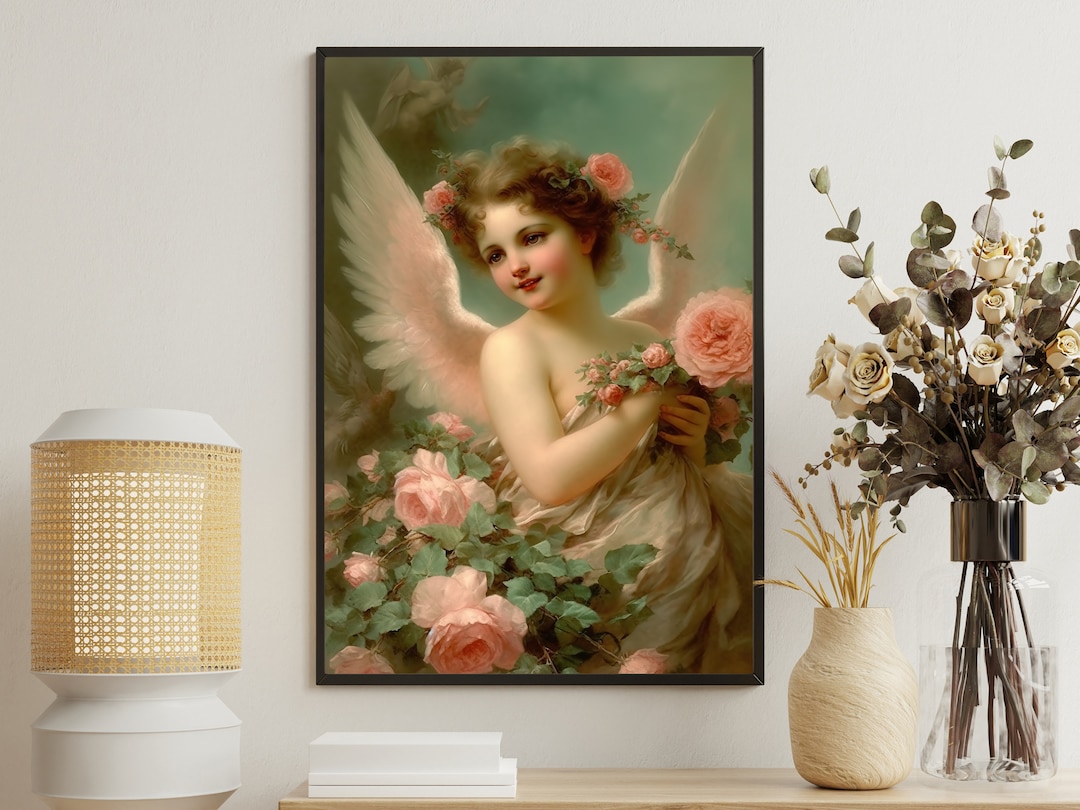 Cupid Painting, Cupid Art Print, Cupid Canvas Print, Love Art Print ...