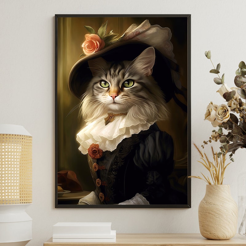 Victorian Cat - Etsy