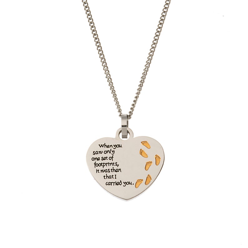 When You Saw Only One Set of Foot Prints It Was Then That I Carried You ...