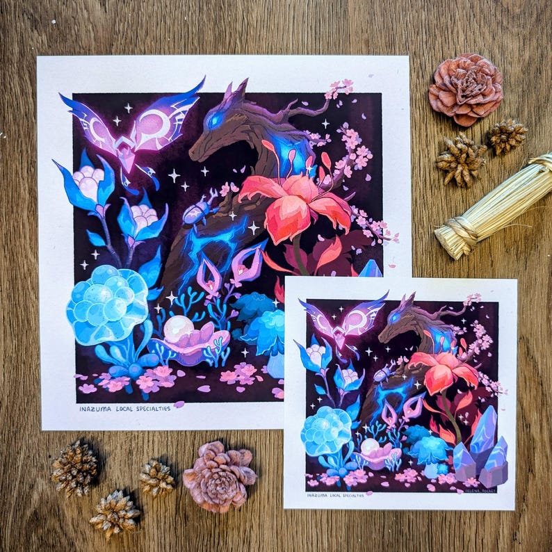 Genshin Inazuma Flora - Etsy