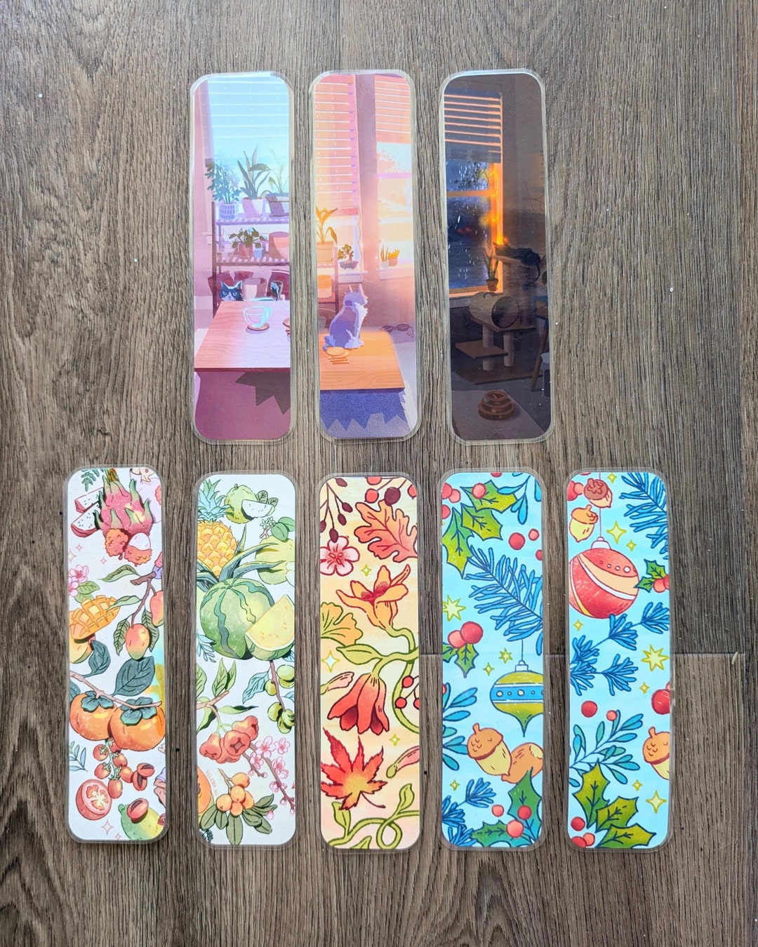 Illustrated Bookmarks - Etsy
