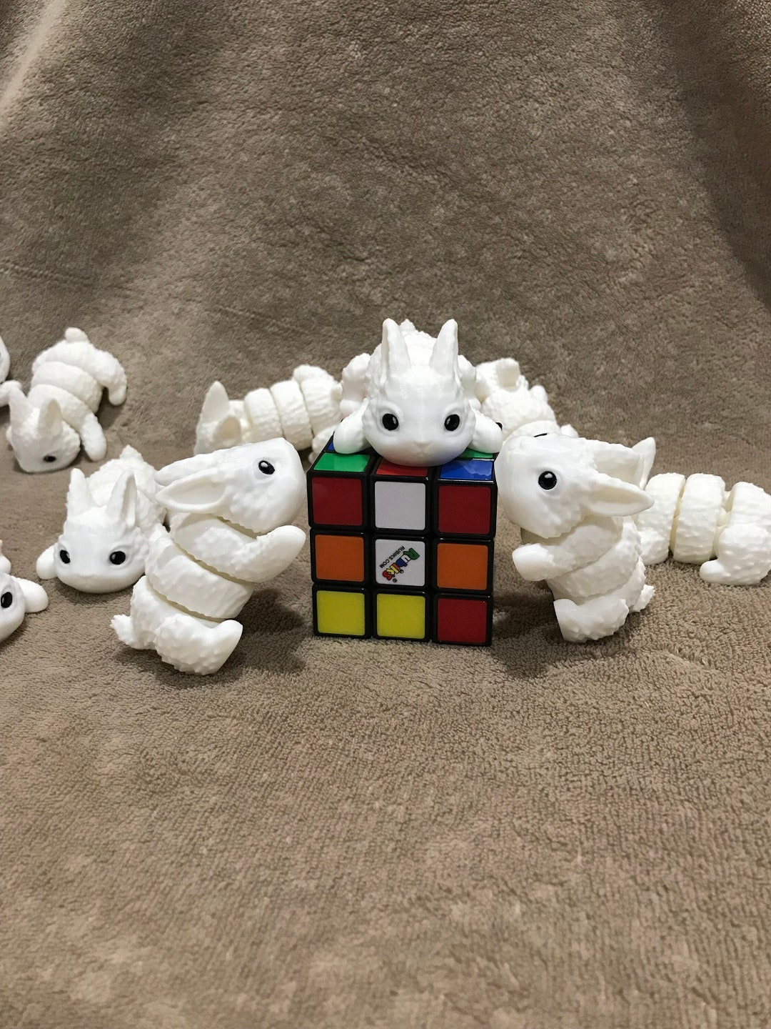 Baby Bunny / Articulated Baby Bunny / 3D Printed/ Moveable / ZOU3D - Etsy