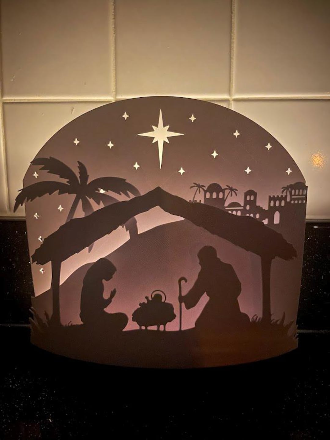 Light up Nativity Scene - Etsy