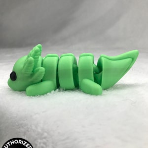 Baby Axolotl / Articulated Baby Axolotl/ 3D Printed/ Moveable / ZOU3D ...