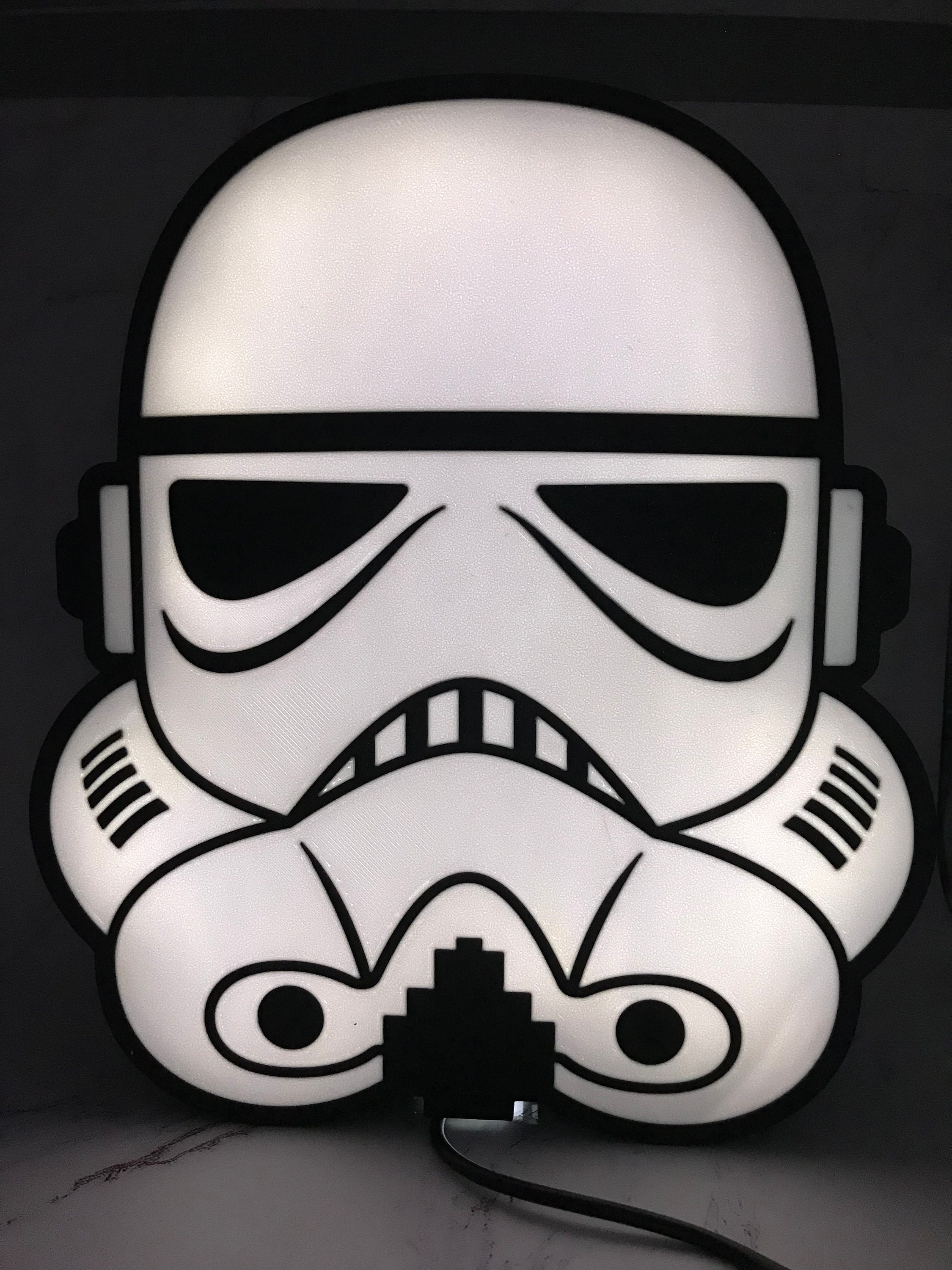 Custom Stormtrooper Helmet Light / Fan Made - Etsy