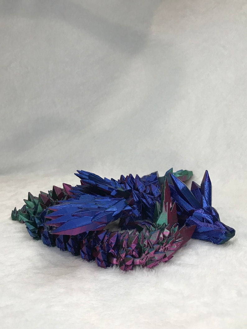 Crystal Wing Dragon Articulated Fidget Toy - 3D Printed - Etsy