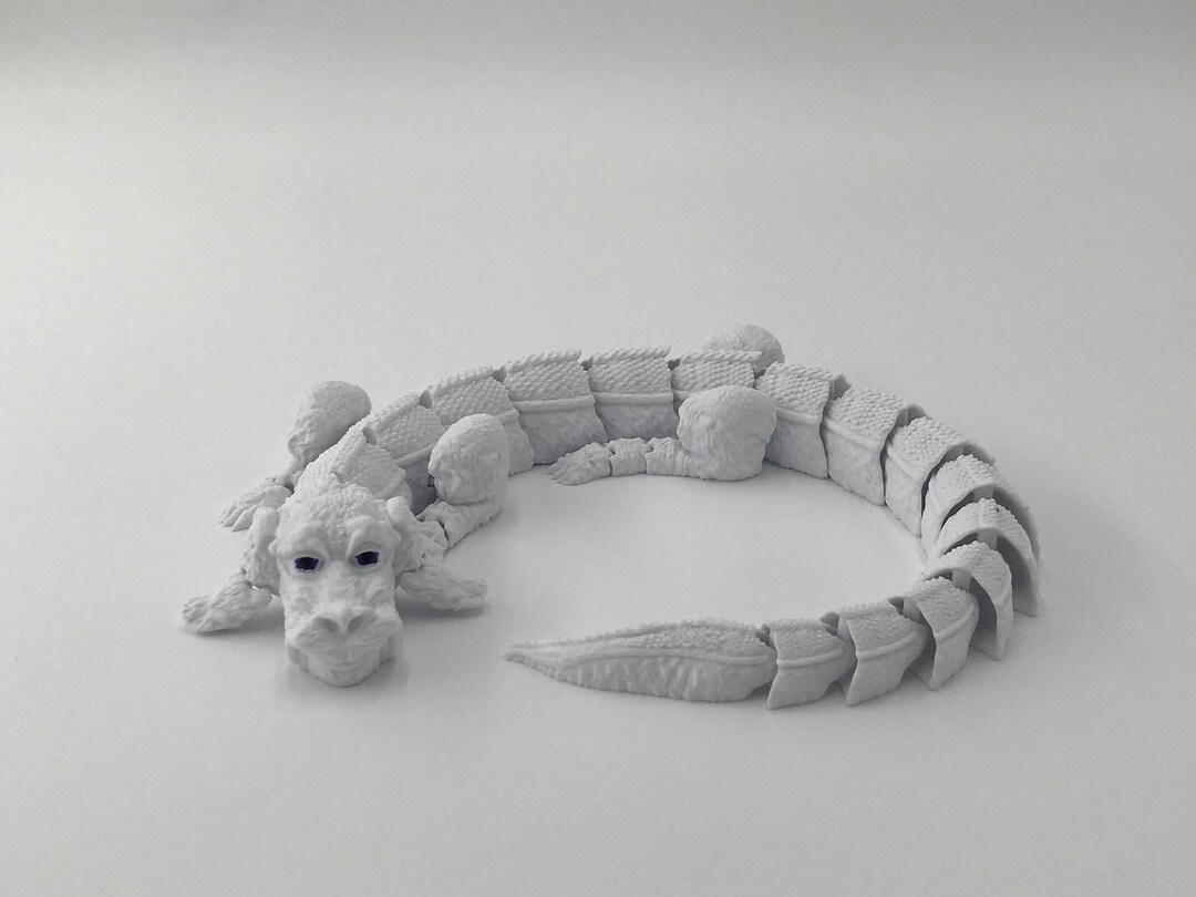 Falkor / Luck Dragon / 3D Printed / Articulated / Toy / Hex3d - Etsy
