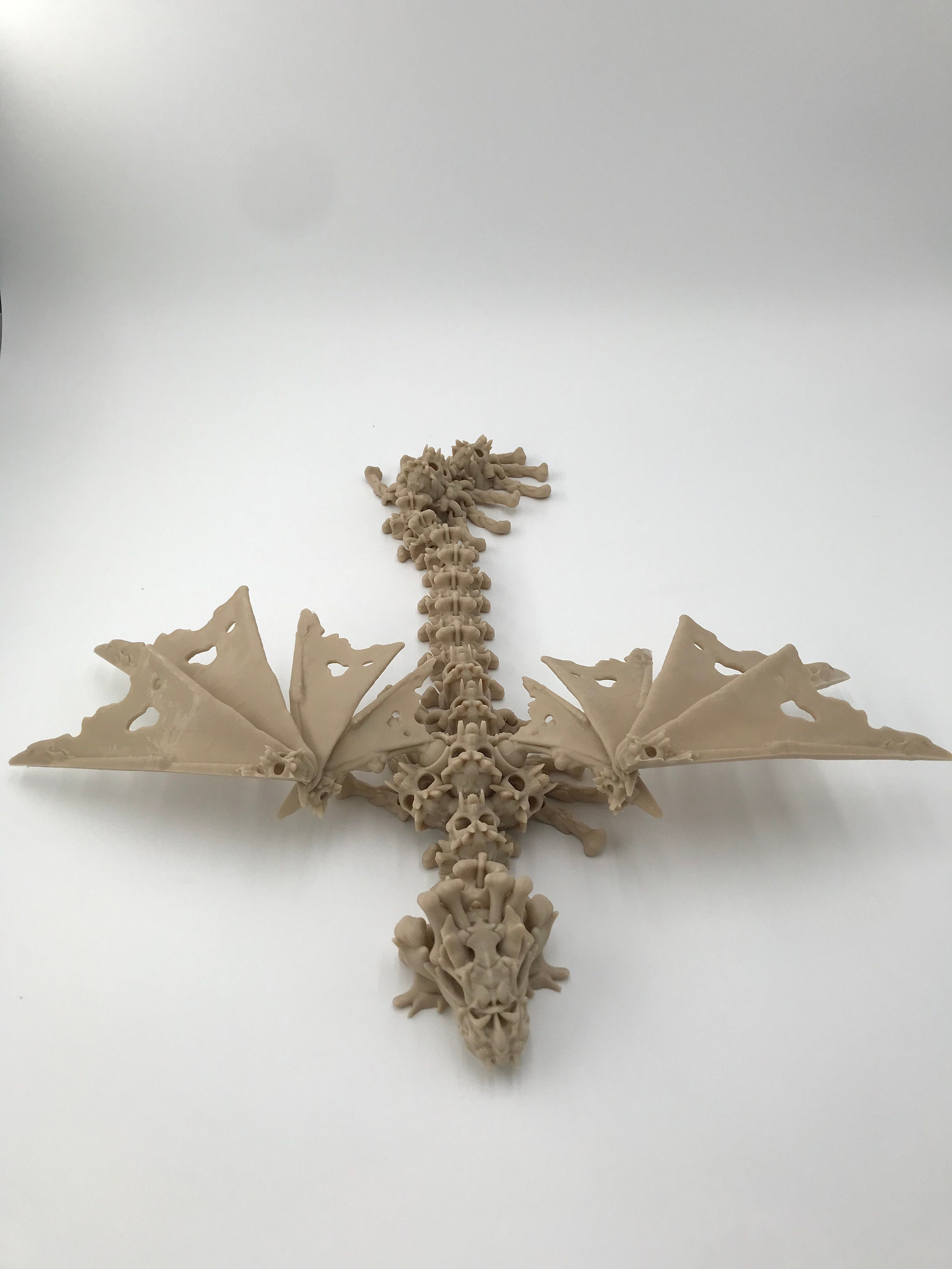 Hollow Wing Dragon / Articulated Fidget Toy / 3D Printed / Cinderwing ...