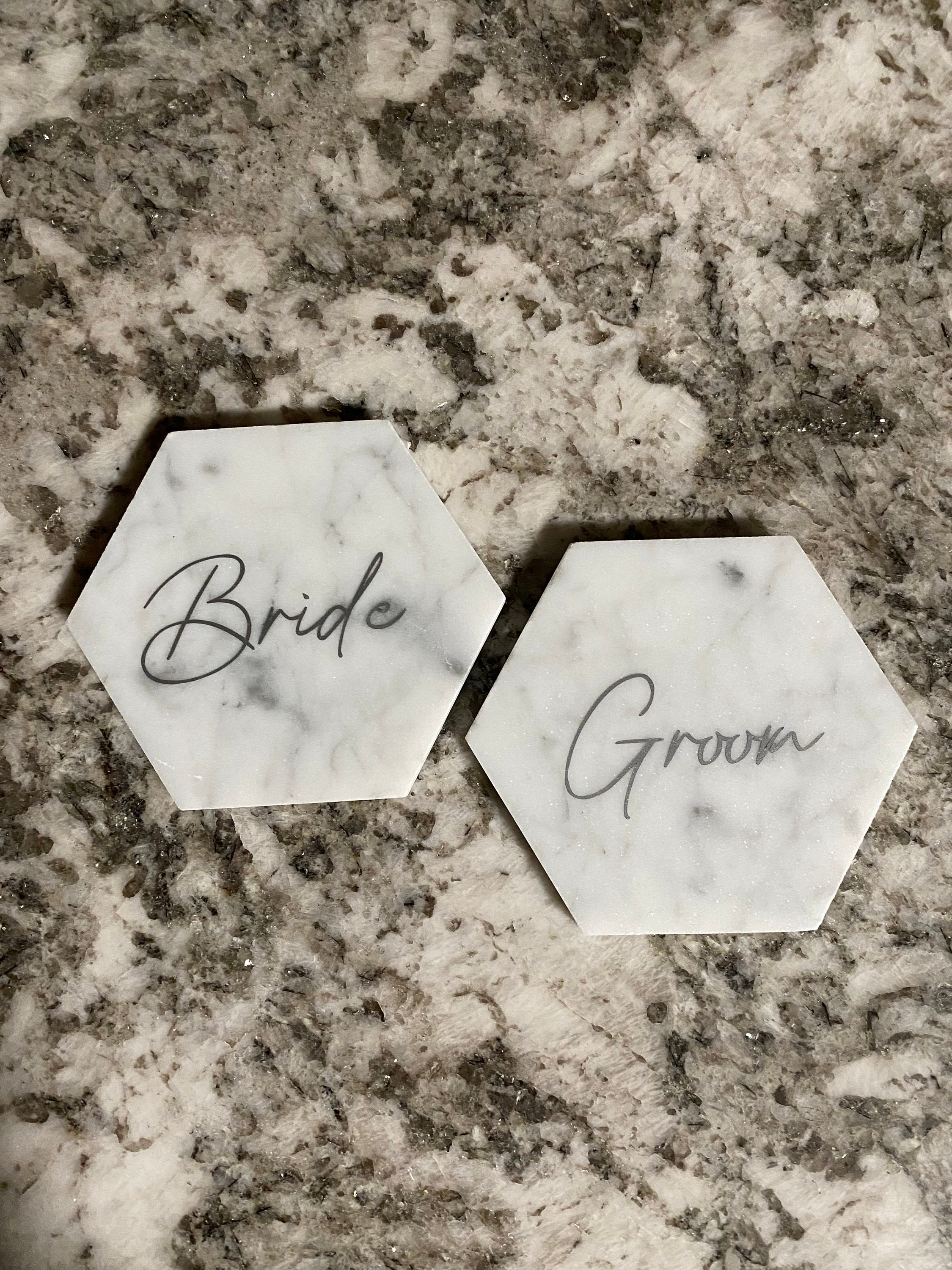 3 Inch Personalized Marble Place Card Weddinng Favor Table Card - Etsy