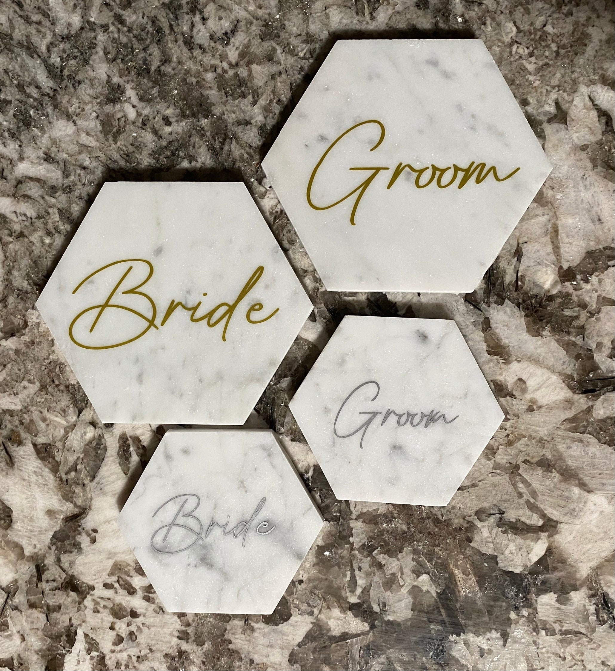 3 Inch Personalized Marble Place Card Weddinng Favor Table Card - Etsy