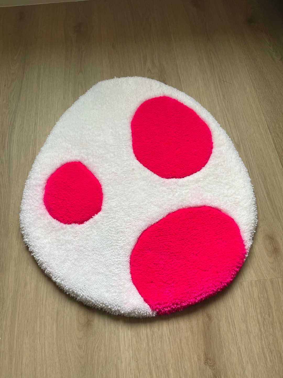 Yoshi Egg Rug | Handmade Bedroom Rugs, Bedroom Aesthetic Gifts, Tufted ...