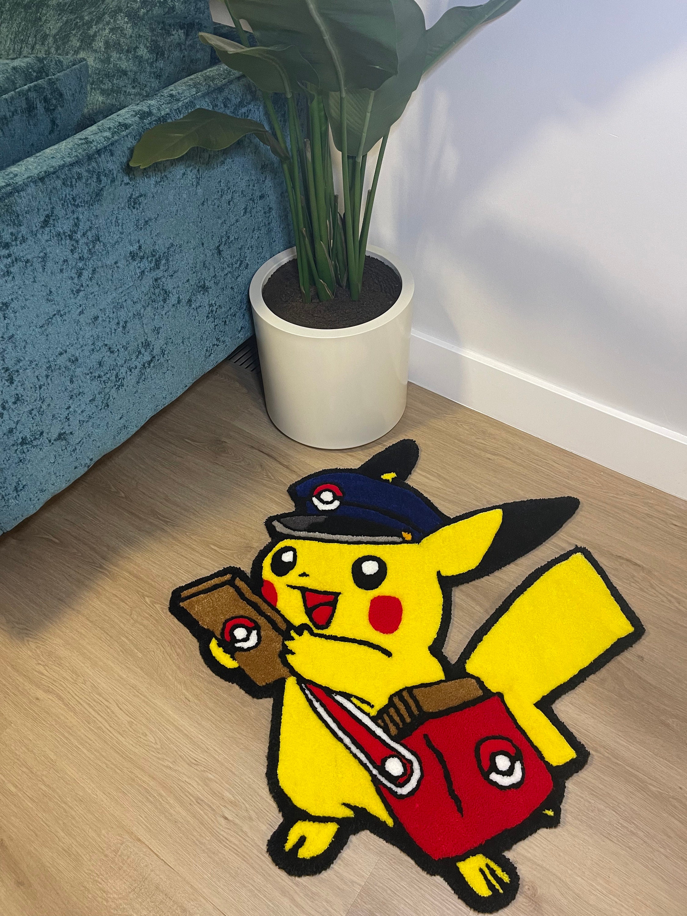 FLUFFY Pokemon Rugs Custom Rug Handmade Tufted Rug Anime Rug Custom ...