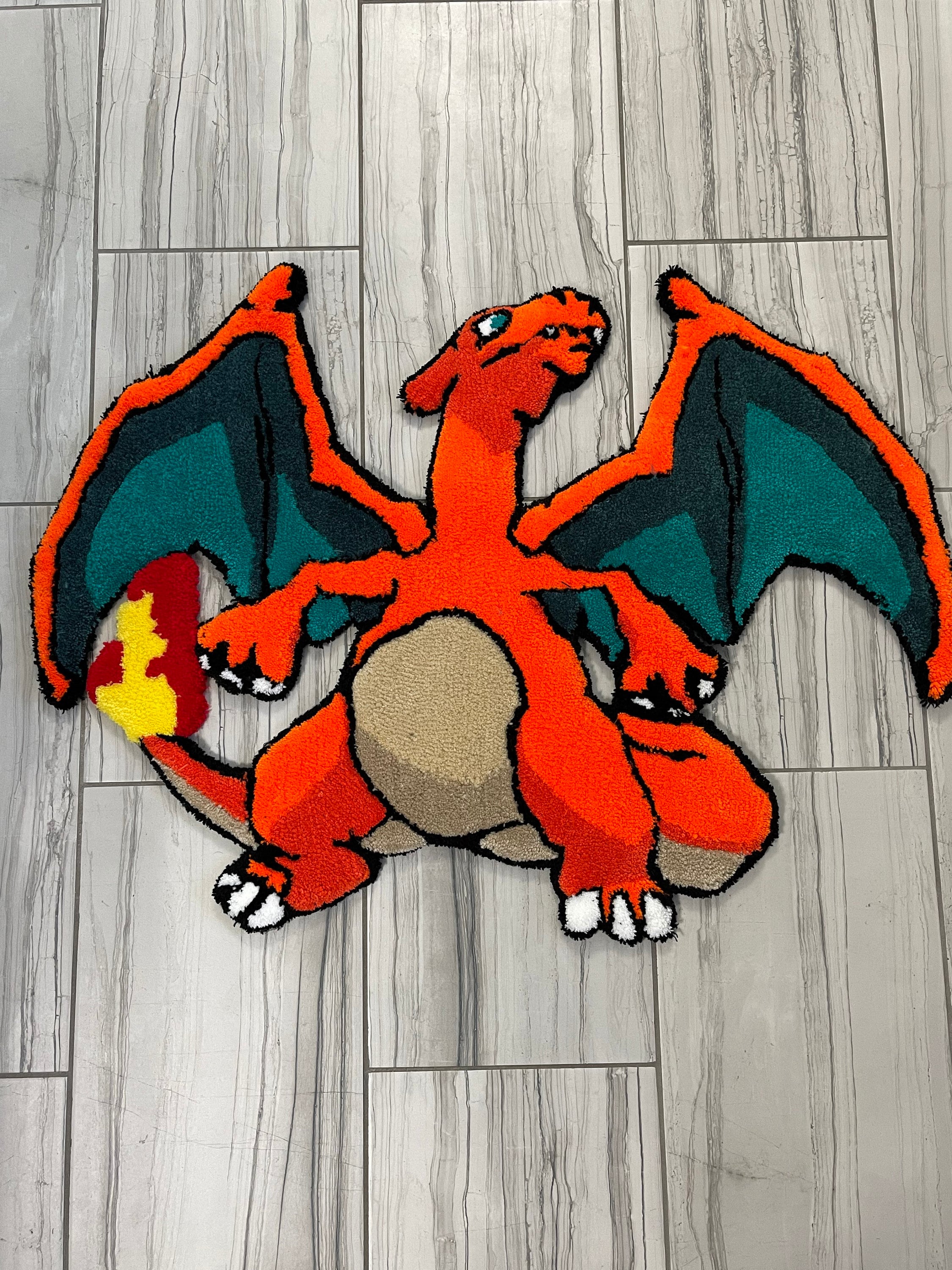 FLUFFY Pokemon Rugs Custom Rug Handmade Tufted Rug Anime Rug Custom ...