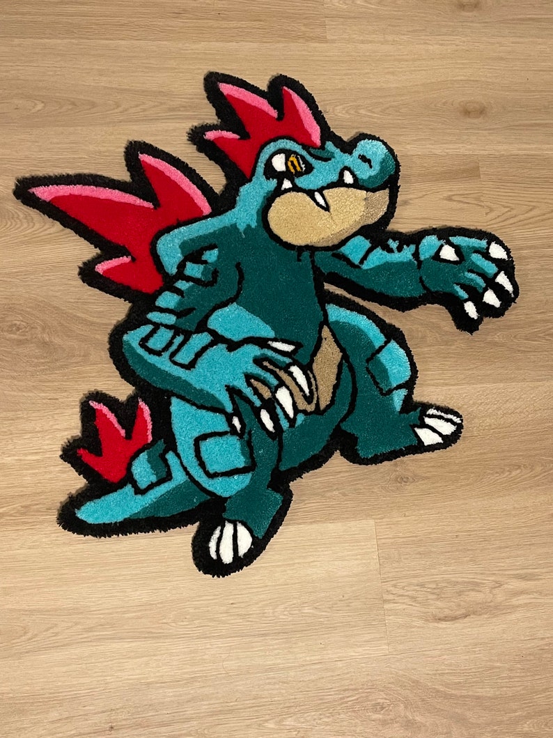 FLUFFY Pokemon Rugs Custom Rug Handmade Tufted Rug Anime Rug Custom ...
