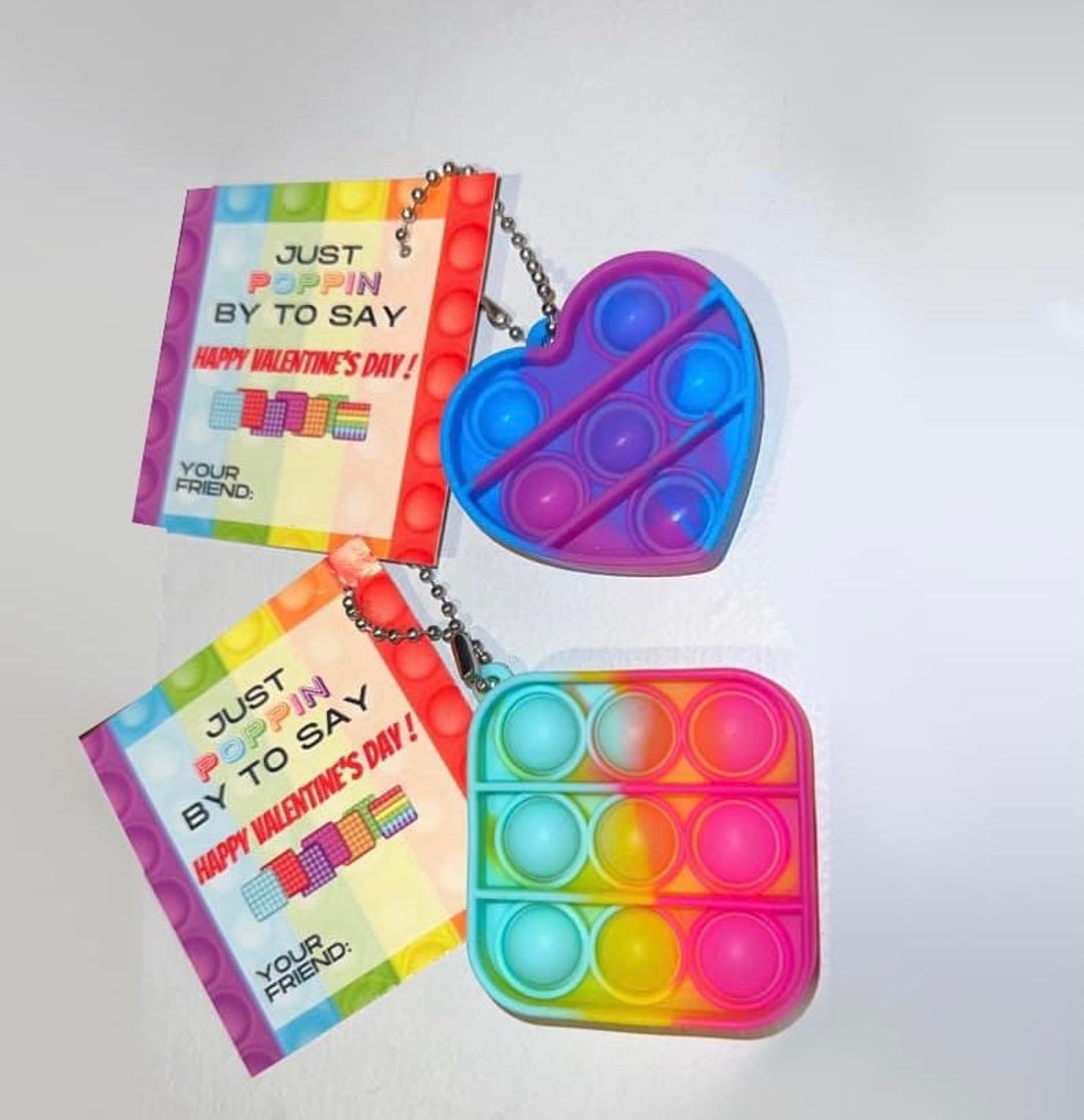 Pop It Valentines, Classroom Valentines, Classroom Flavors, Kids ...