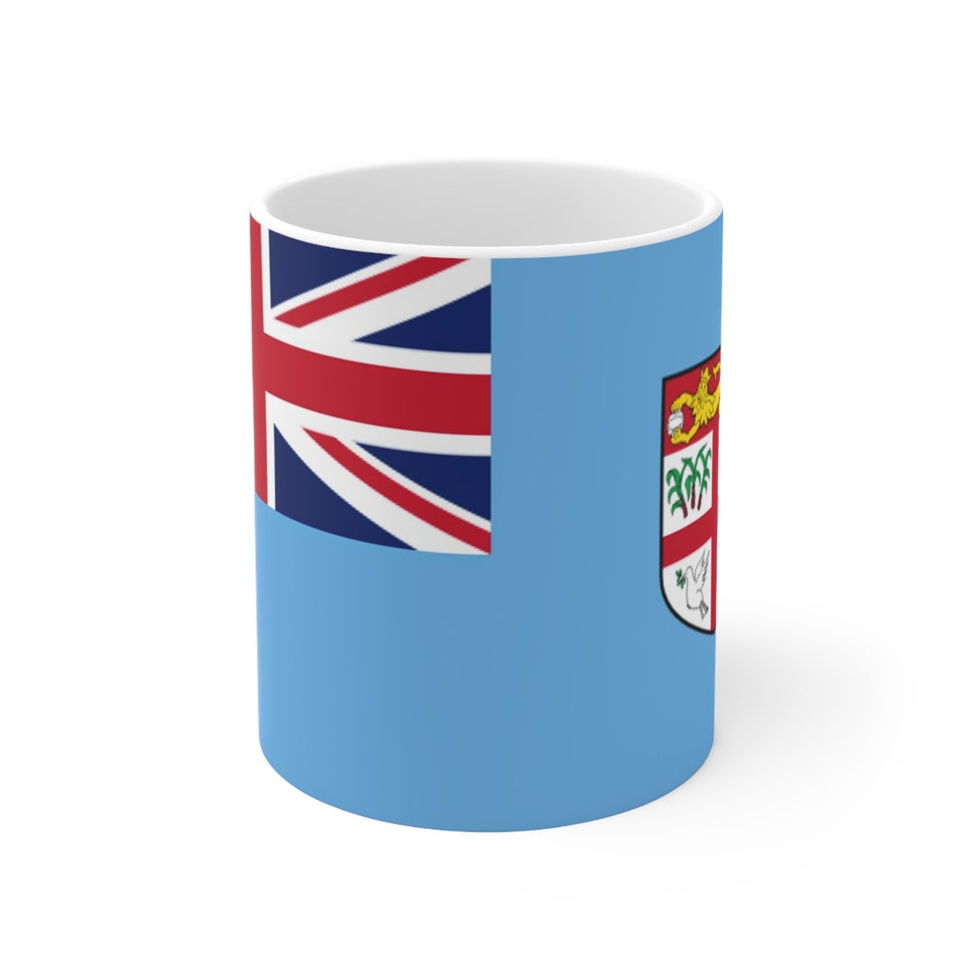 Fiji Flag 11oz Ceramic Mug, Fiji Flag, Fiji Mug - Etsy