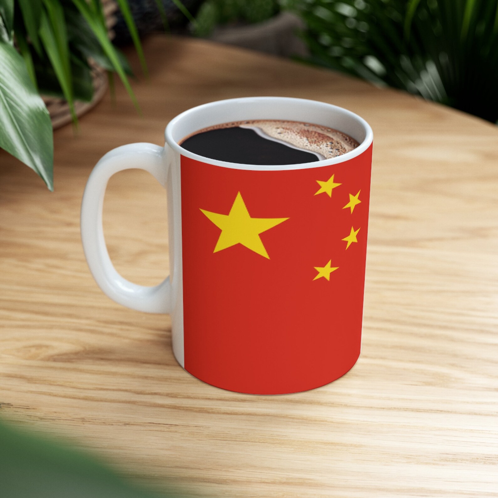 Chinese Flag 11oz Ceramic Mug, Chinese Flag, Chinese Mug - Etsy