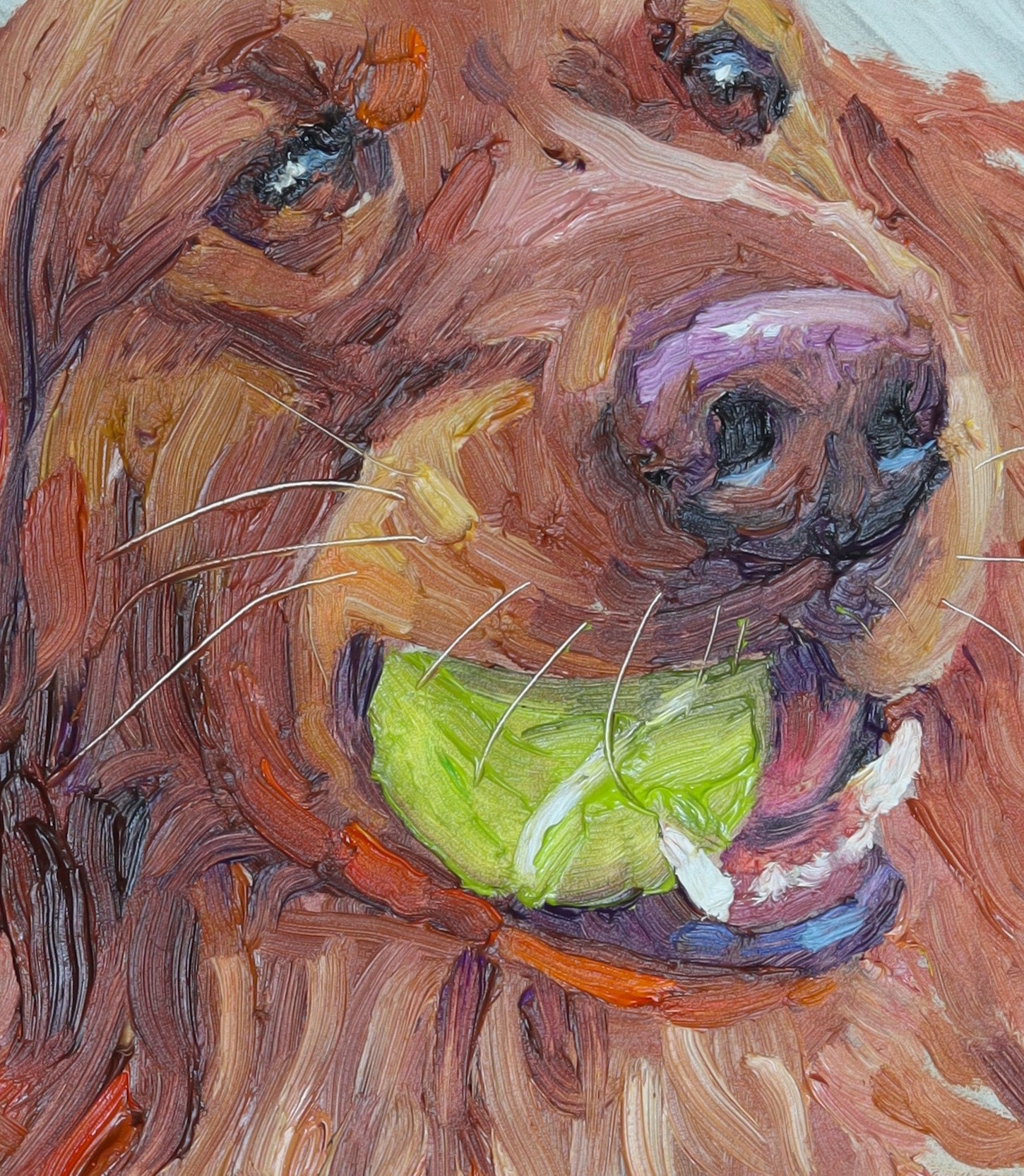 Labradoodle Portrait, Caramel Color, Doodle Portrait, Dog Portrait, Dog ...