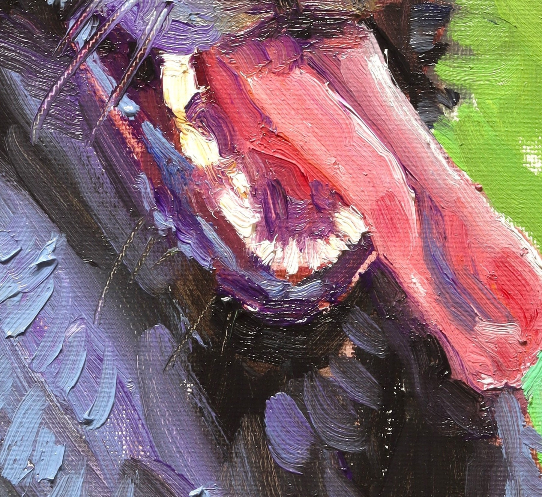 Black Labrador Print From Original Oil Portrait, Wall Art, Labrador ...