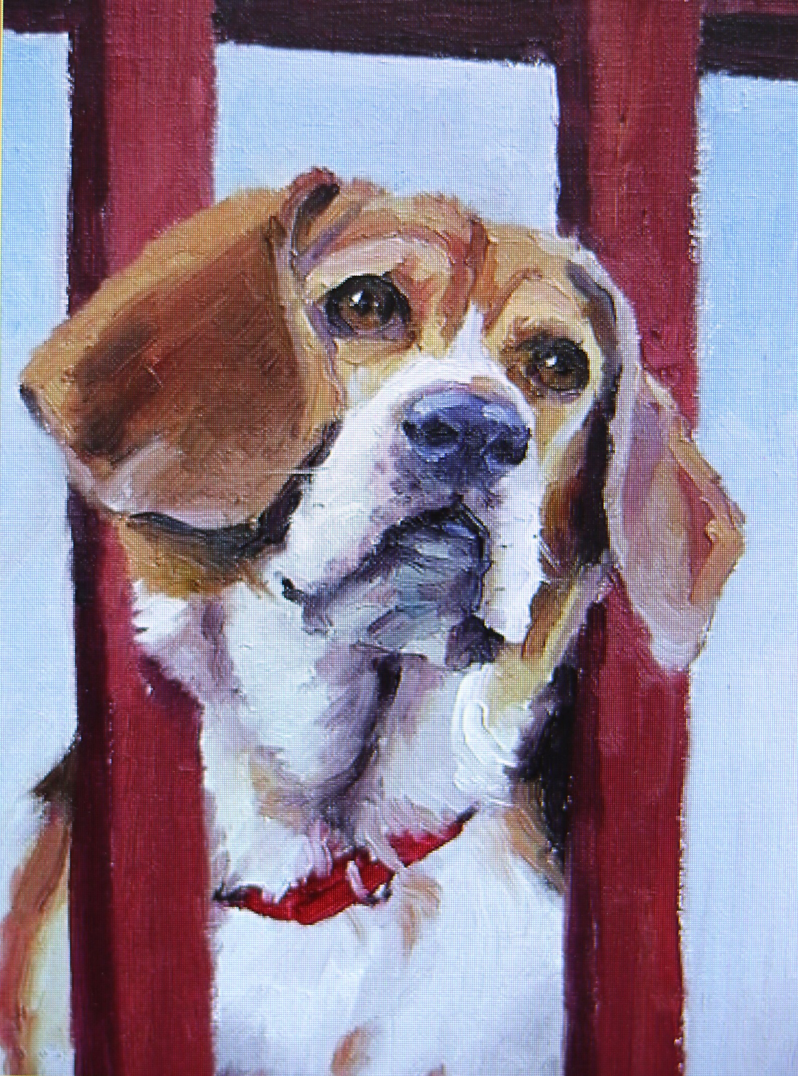 Custom Pet Portrait From Photo, Personalized Dog Painting From Photo ...