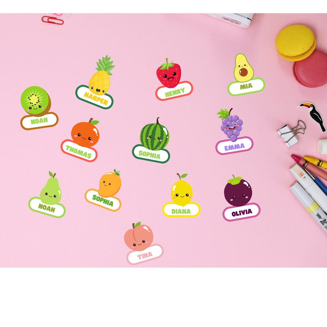 VEGGIE Stickers Fruit Stickers Vegetables Stickerslabel - Etsy