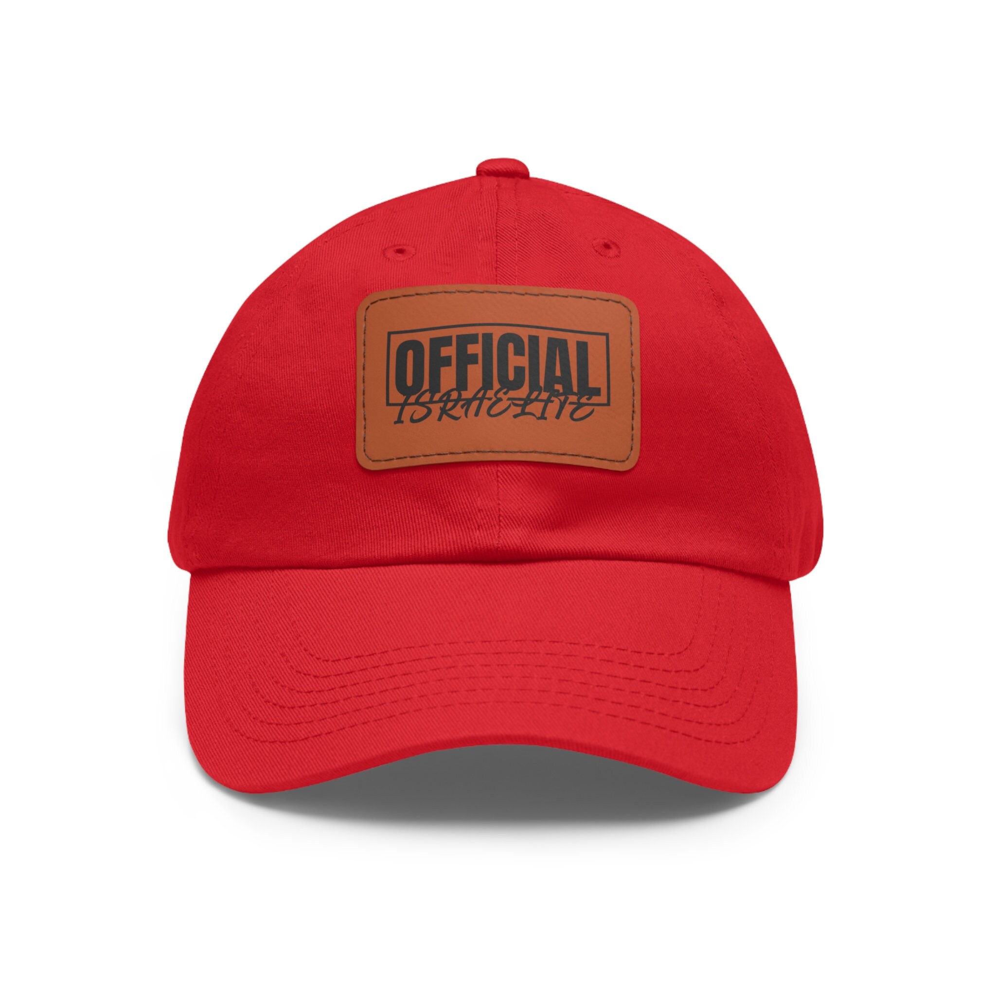 Official Israelite Hat With Leather Patch (rectangle) - Etsy