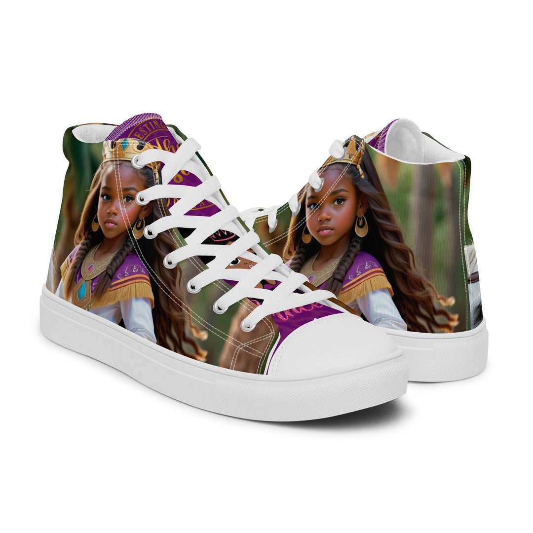 Women’s Israelite Princess High Top Canvas Shoes - Etsy