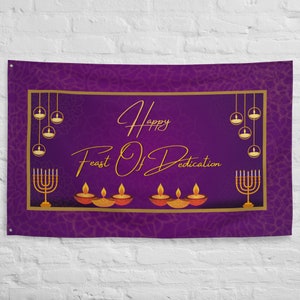 Feast of Dedication Banner - Etsy