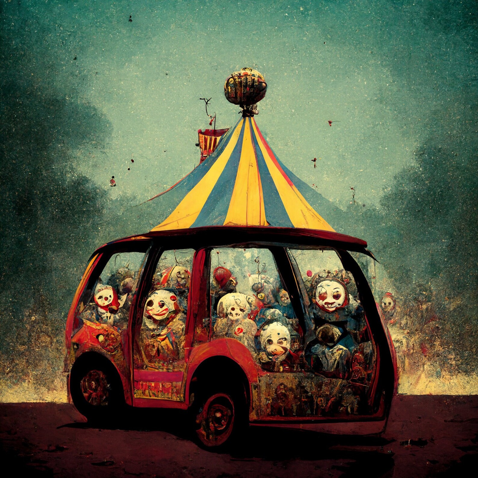 Circus Clown Car - Etsy
