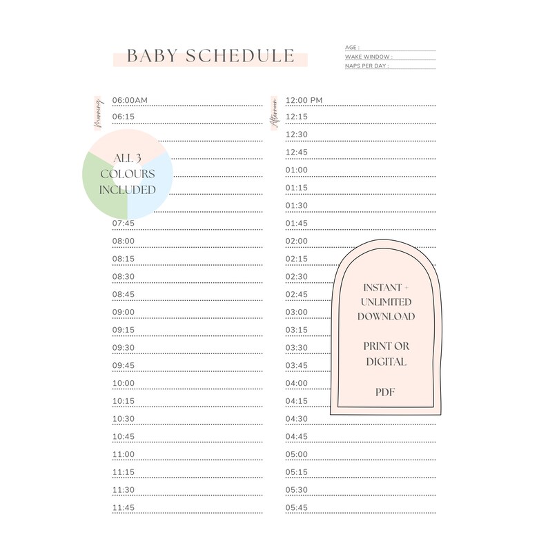 BABY ROUTINE SCHEDULE Feeding Schedule Newborn Sleep Routine Baby Sleep ...