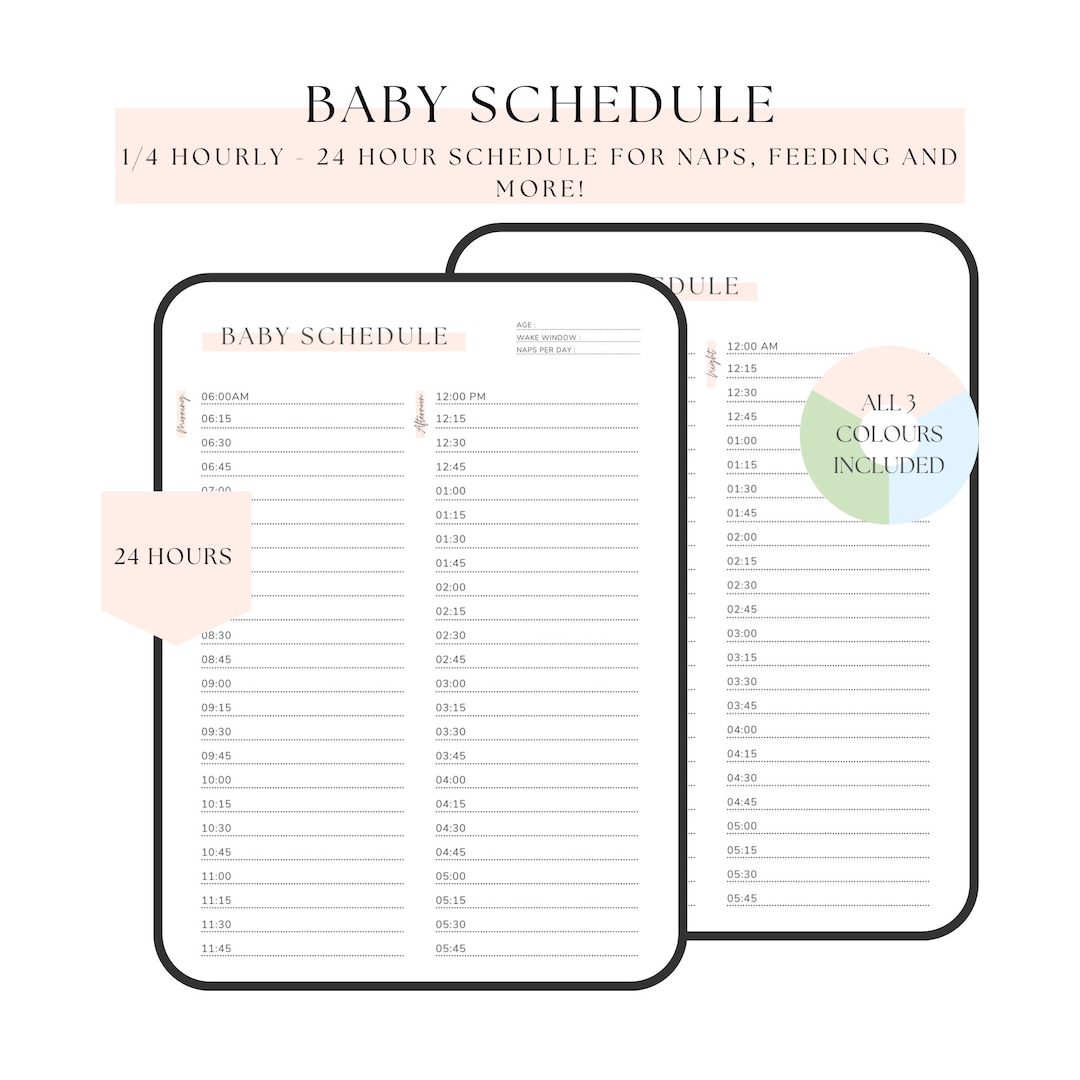 BABY ROUTINE SCHEDULE Feeding Schedule Newborn Sleep Routine Baby Sleep ...