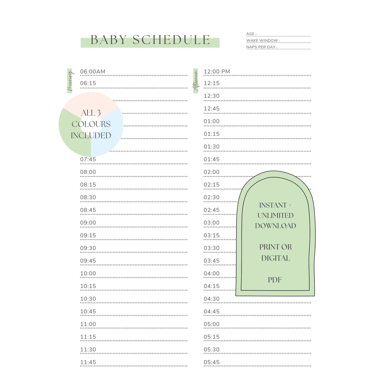 BABY ROUTINE SCHEDULE Feeding Schedule Newborn Sleep Routine Baby Sleep ...