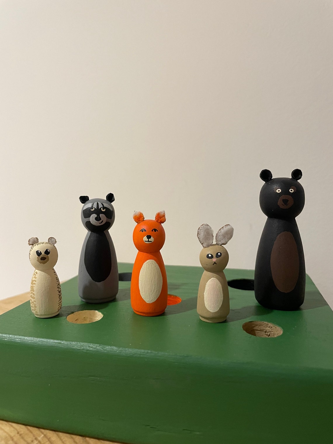 Animal Peg Dolls - Etsy