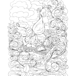 Mindful Coloring Pages for Kids and Adults - Etsy