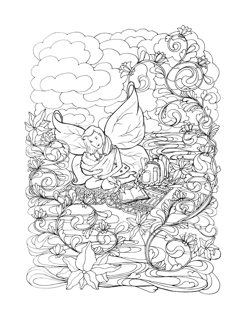 Mindful Coloring Pages for Kids and Adults - Etsy