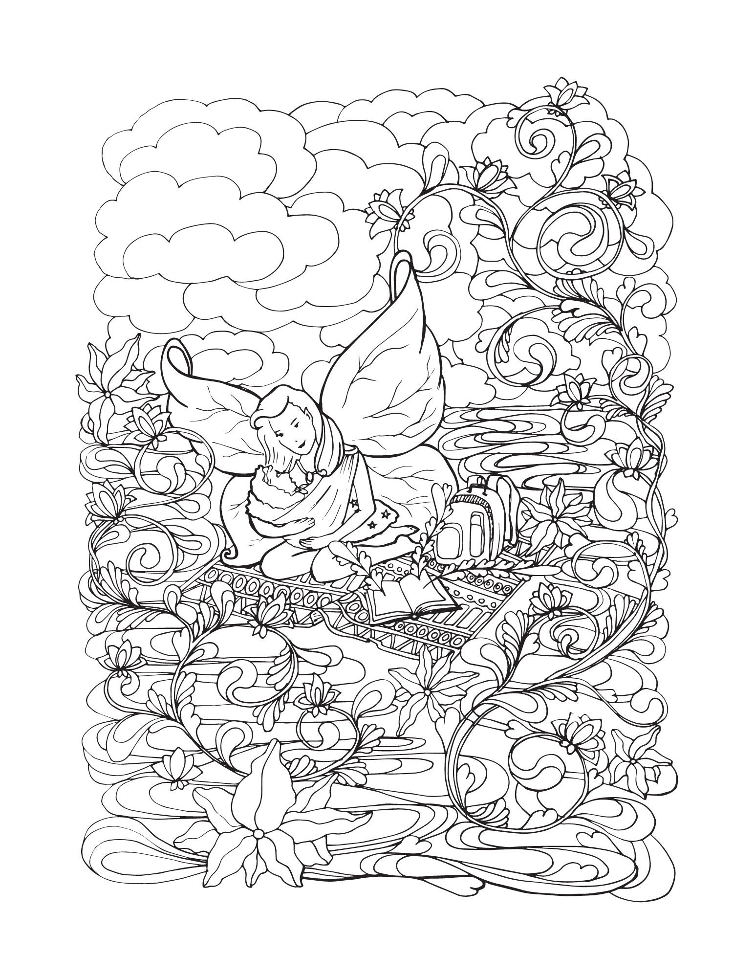 Mindful Coloring Pages for Kids and Adults - Etsy