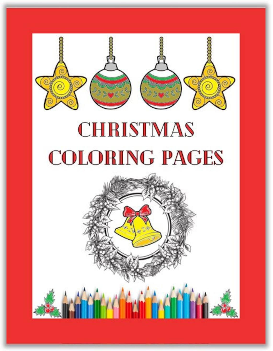 Inspirational Christmas Coloring Book: Relaxing, Whimsical Pages for ...