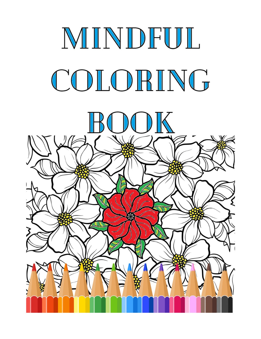 A Stress-relief, Mindful Coloring Book With Affirmations for Adults and ...
