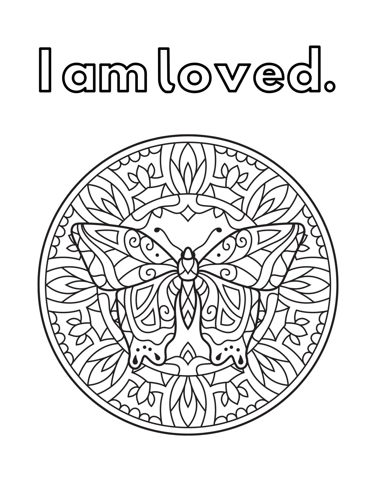 Mindful Coloring Pages for Kids and Adults - Etsy