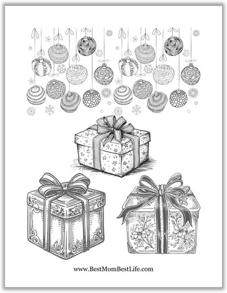 Inspirational Christmas Coloring Book: Relaxing, Whimsical Pages for ...
