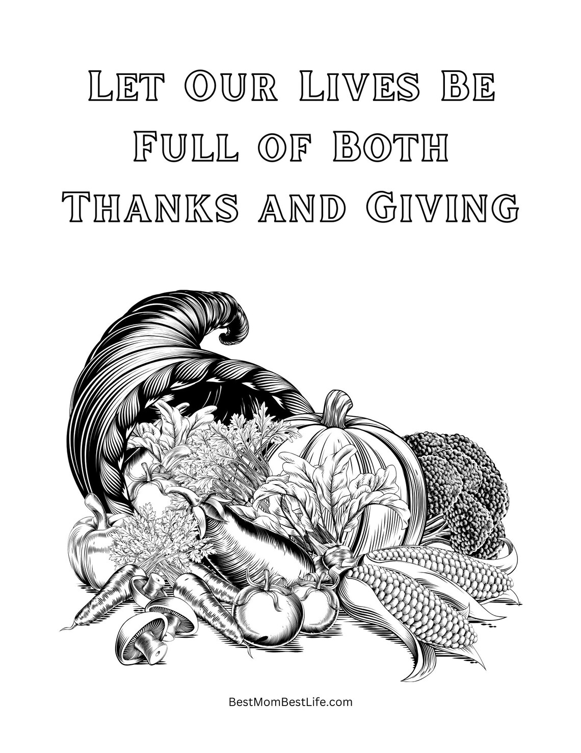 Thanksgiving Coloring Pages for Teens and Adults - Etsy