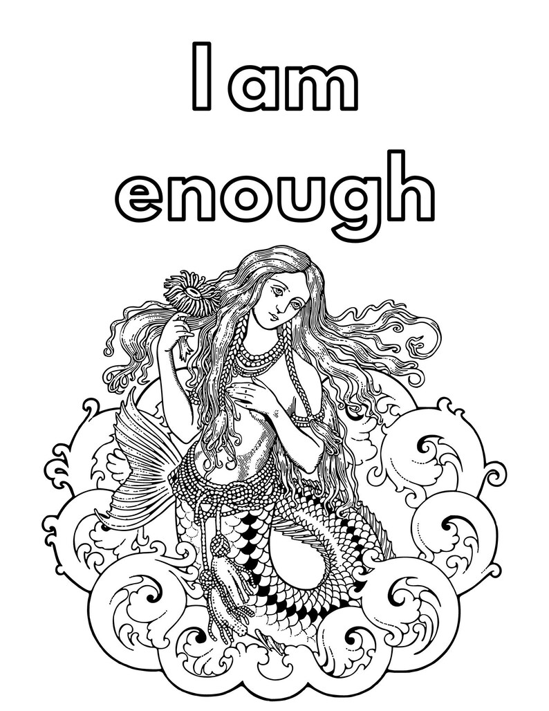 Mindful Coloring Pages for Kids and Adults - Etsy