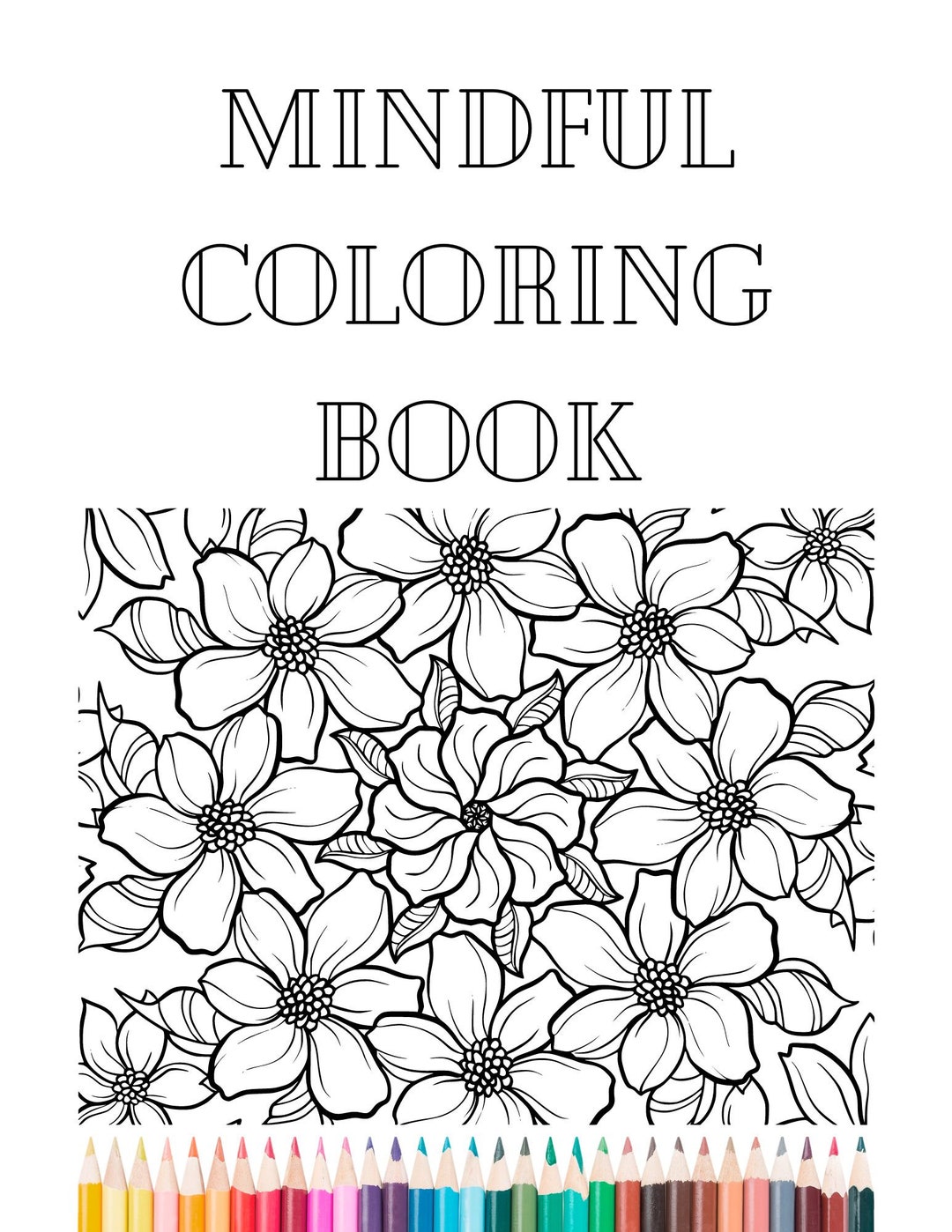 Mindful Coloring Pages for Kids and Adults - Etsy