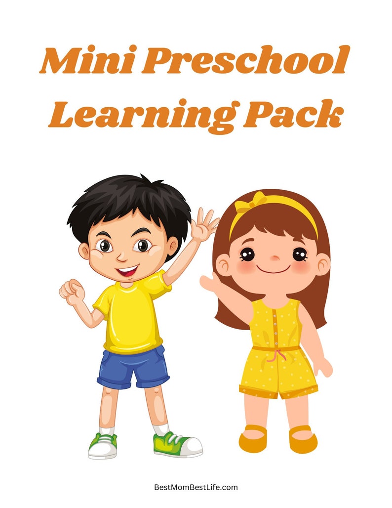 Mini Preschool Learning Pack - Etsy