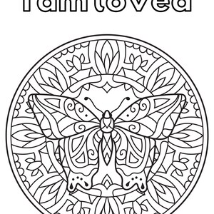 Mindful Coloring Pages for Kids and Adults - Etsy